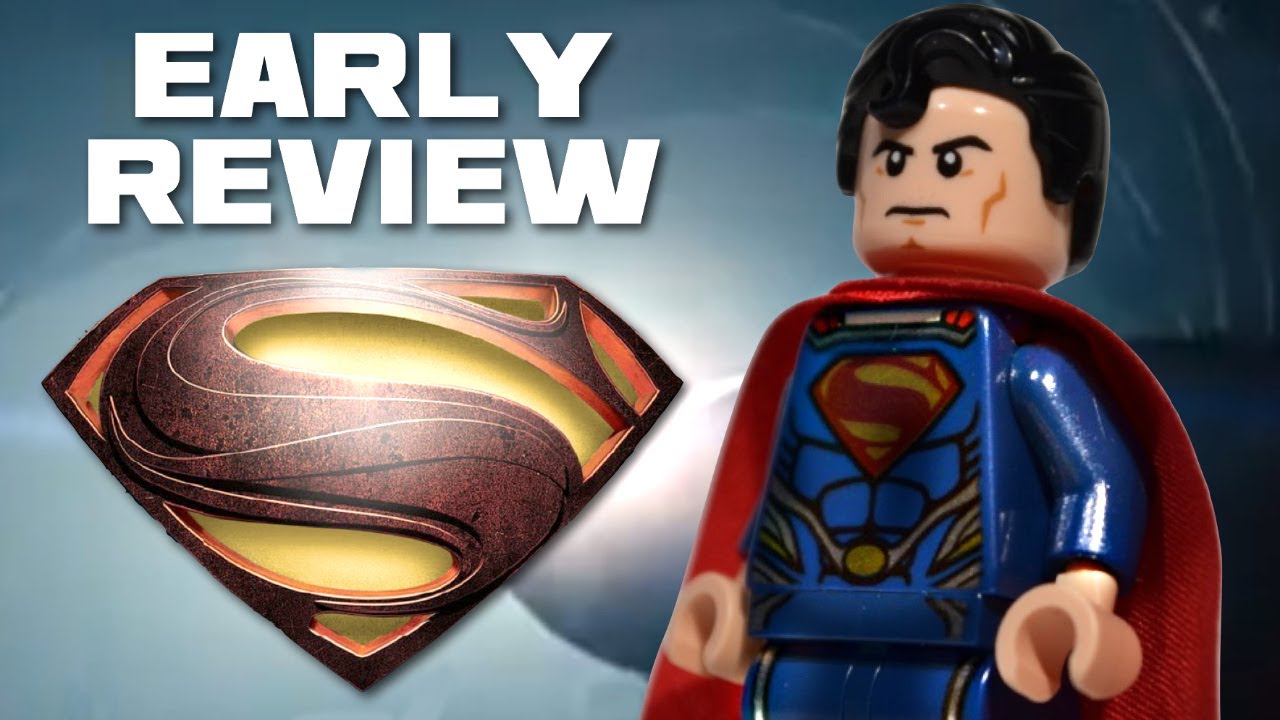 LEGO DC Super Heroes - Man of Steel LEAKED Minifigure - Early Review ...