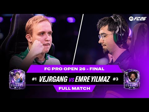 Vejrgang v Emre Yilmaz | Two GOLIATHS Clash in Another Final | FC Pro Open 26 - Final | Full Match