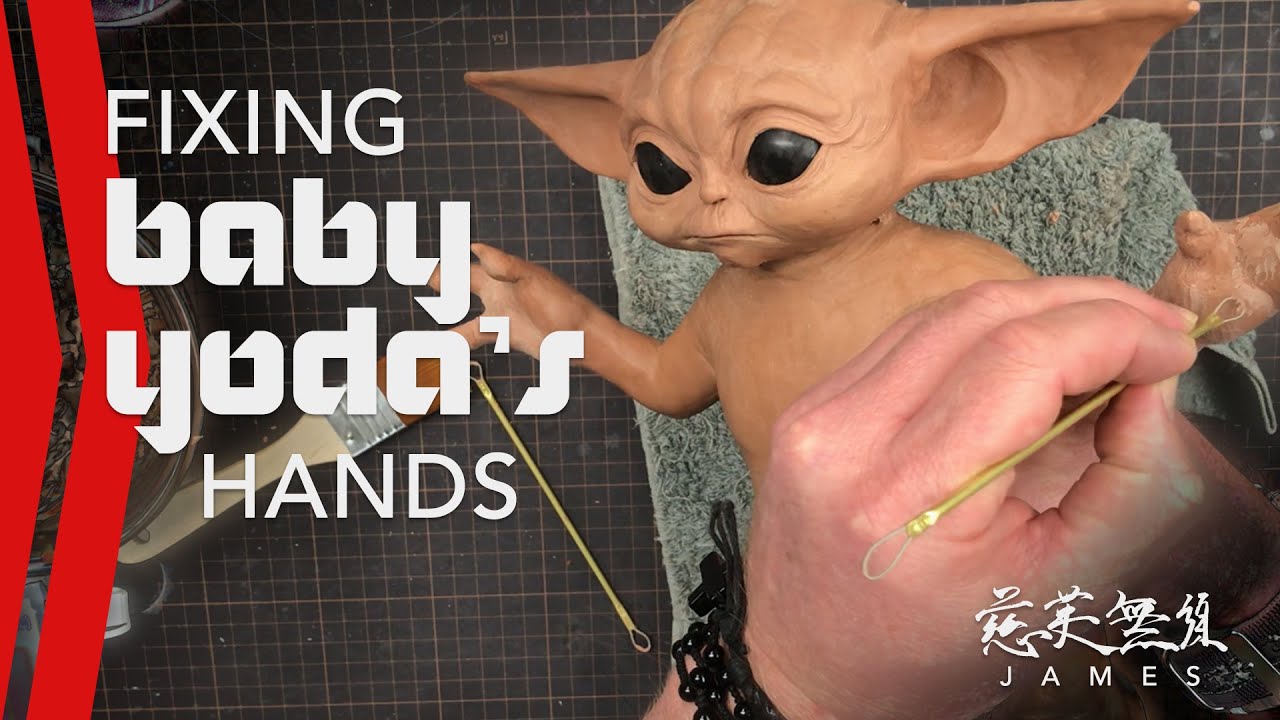 Fixing Baby Yoda's Hands - YouTube