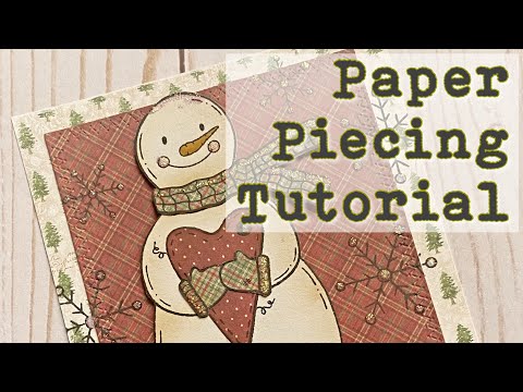 Paper piecing: How-to with helpful tips and examples - YouTube