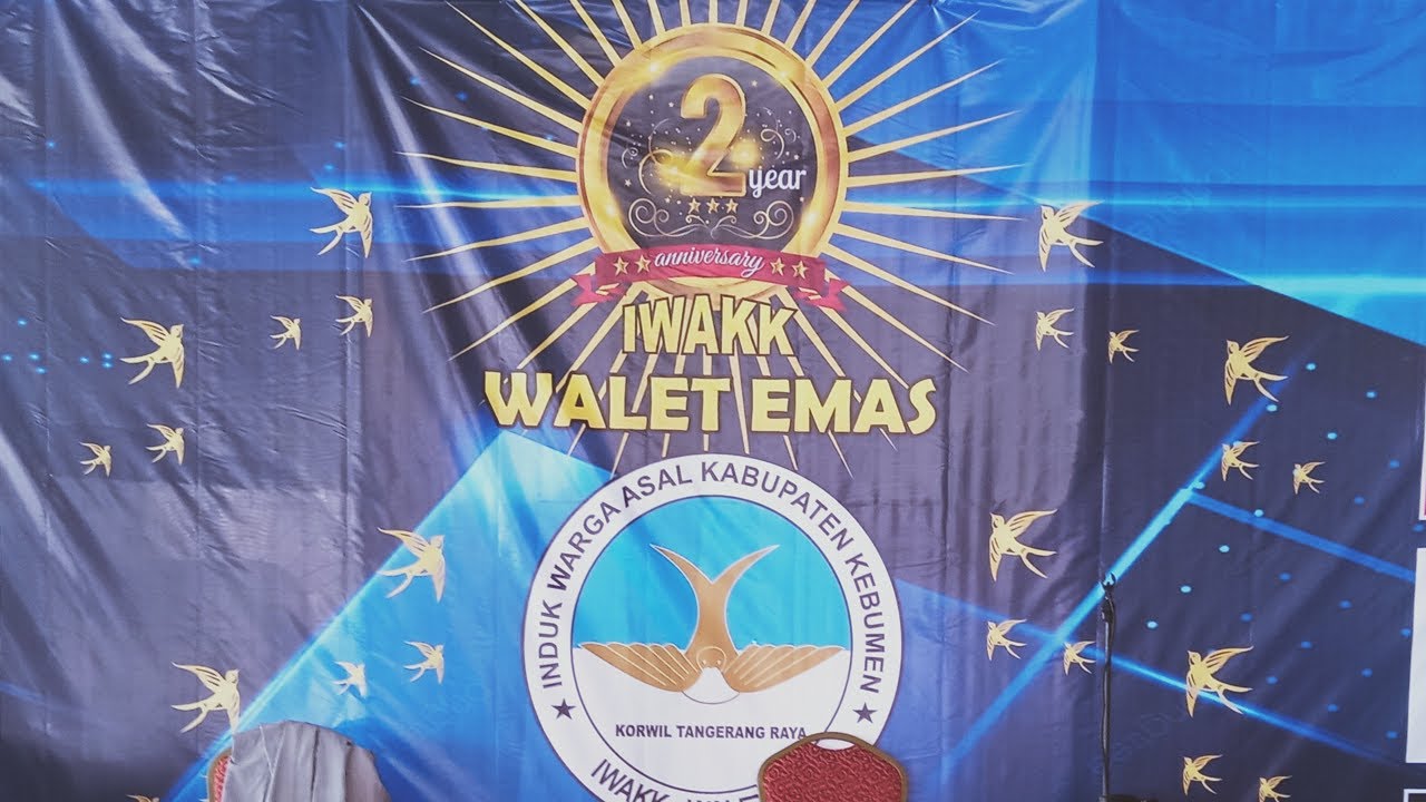 Live Anniversary ( 2 TH ) IWAKK WALET MAS ( Induk Warga Asal Kabupaten ...