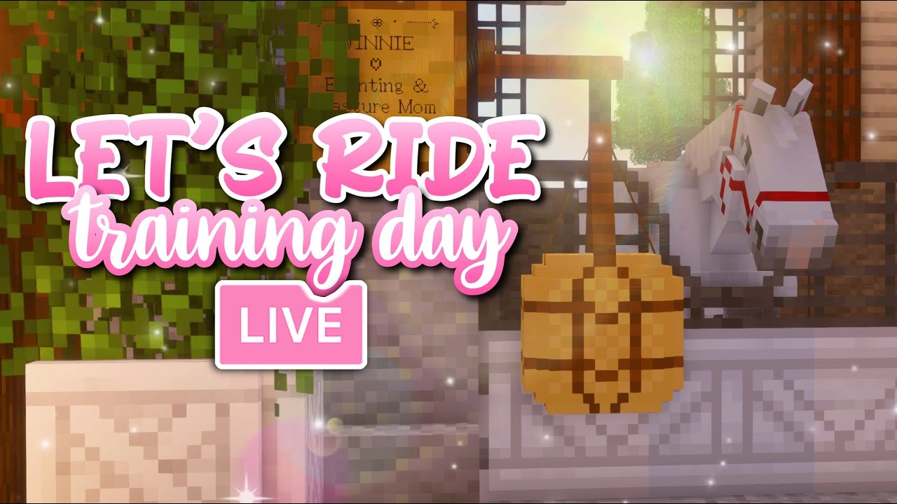 LET'S RIDE: Training Day 🔴 Peachy's Pixel Place Gameplay (MC Server ...