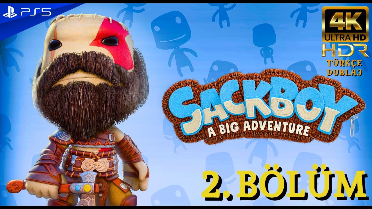 KRATOS İLE (GOD OF WAR) | SACKBOY BÜYÜK MACERA (PS5) 4K 60FPS HDR ...
