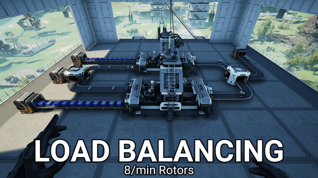 LOAD BALANCED 8/min Rotors - Satisfactory - Update 8 - YouTube