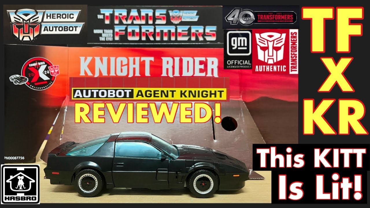 TRANSFORMERS X KNIGHT RIDER - Autobot Agent Knight Review - This KITT ...