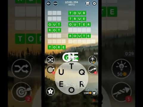 WORDSCAPES UNCROSSED LEVEL 294 NEW UPDATE masaya ang mga salita - YouTube