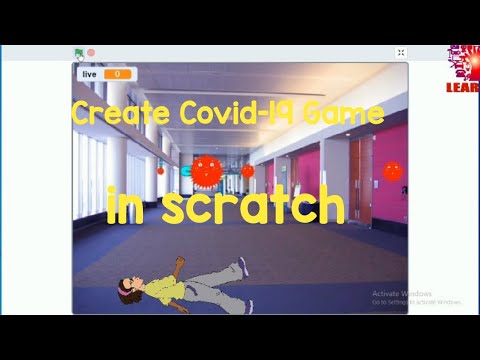 How to create corona virus game in scratch//covid game in scratch ...