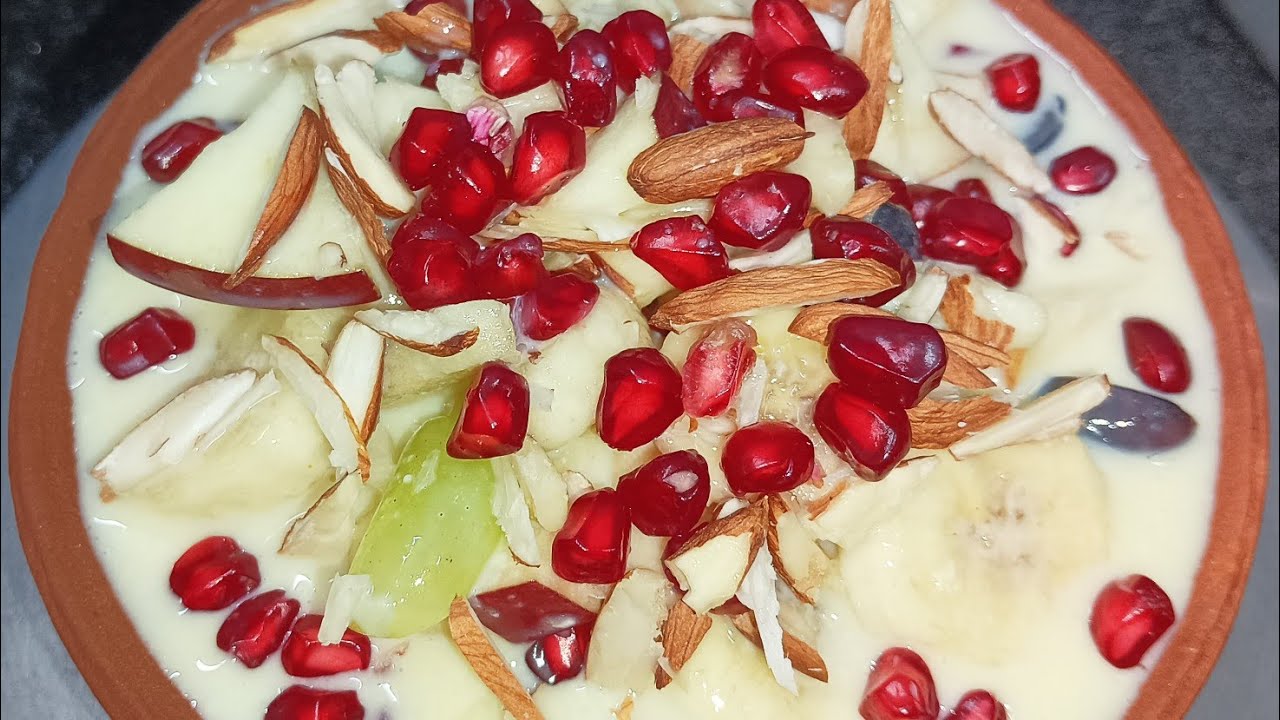 Fruit Salad Recipe// Hyderabadi Fruit ka Mitha// #fruitsalad ...