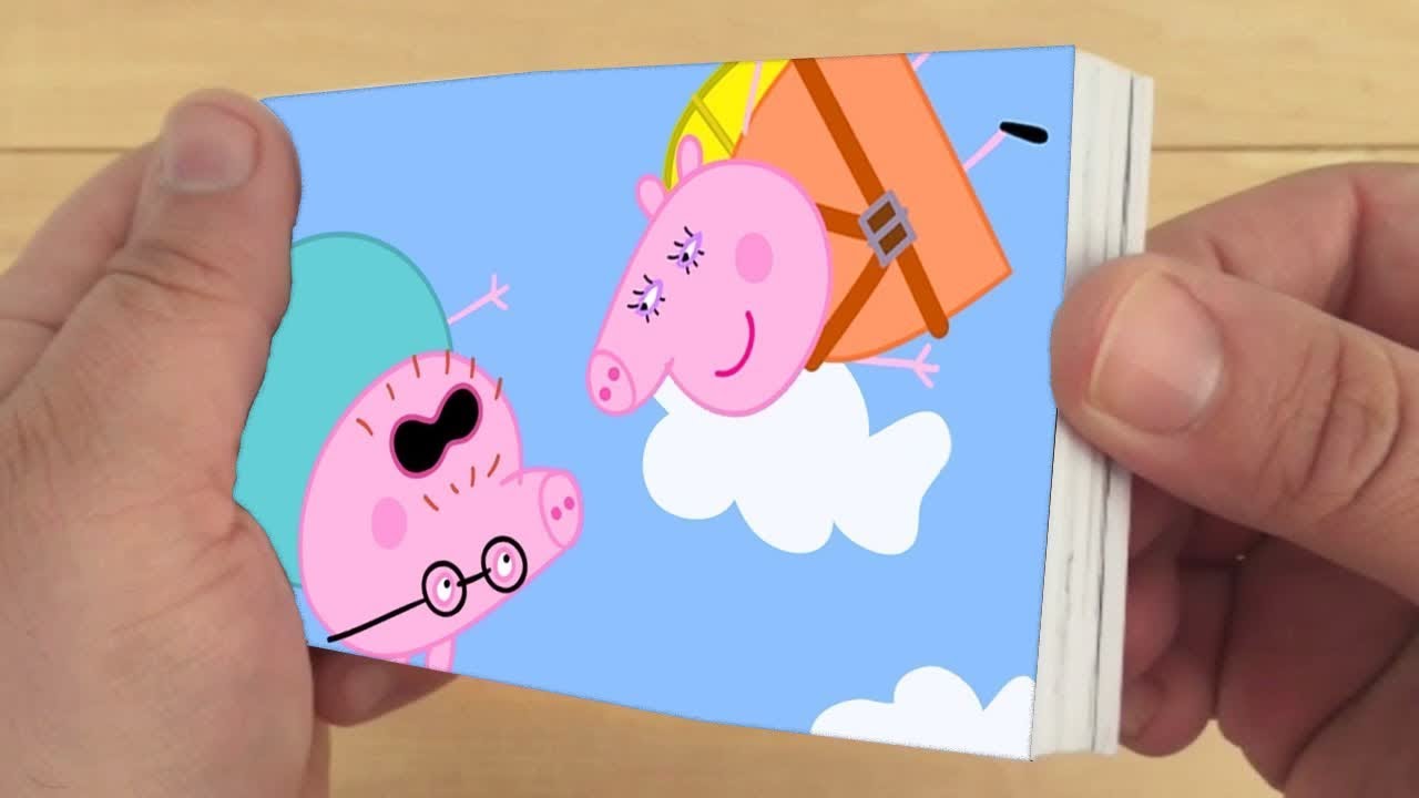 Flip Book - Peppa Pig Full Episodes - Parachute Jump - Cartoons for ...