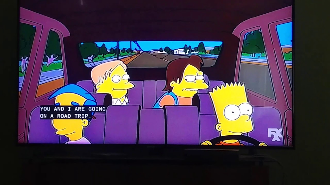 Bart Simpson driving! 🚗 - YouTube