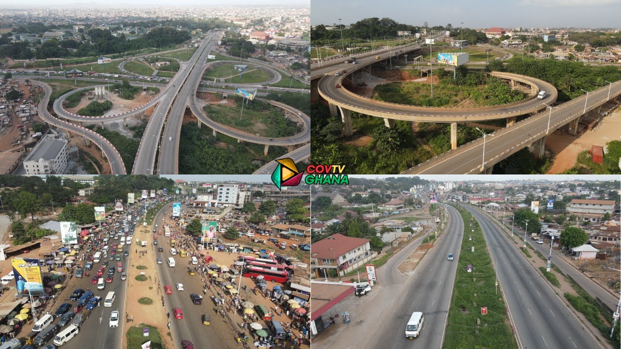 Exploring The Amazing Sofoline Interchange With 3-lane Streets, Lorry ...