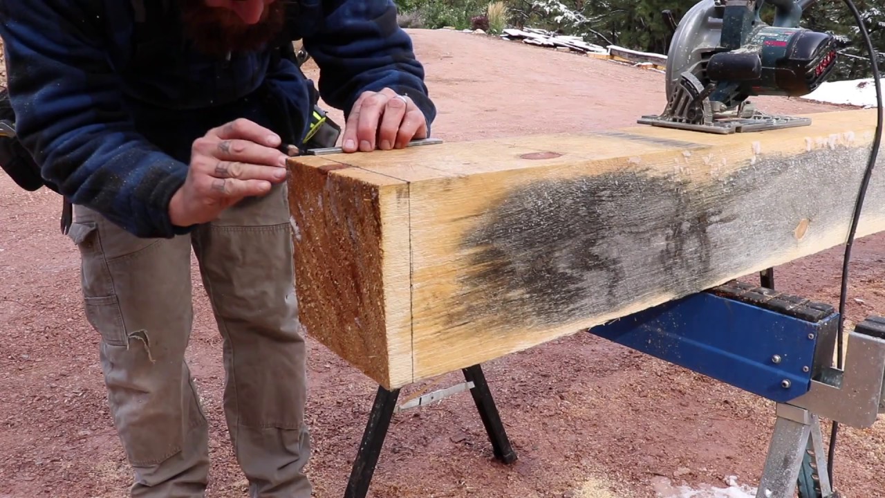 POST & BEAM CONSTRUCTION: posts & sill plates - YouTube