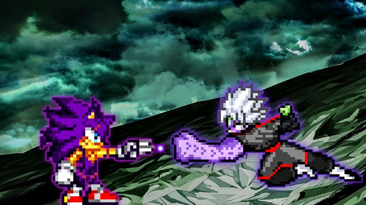 Multiverse Sonic V2 (all form) (New) VS Corrupted Zamasu V2 in Jump ...