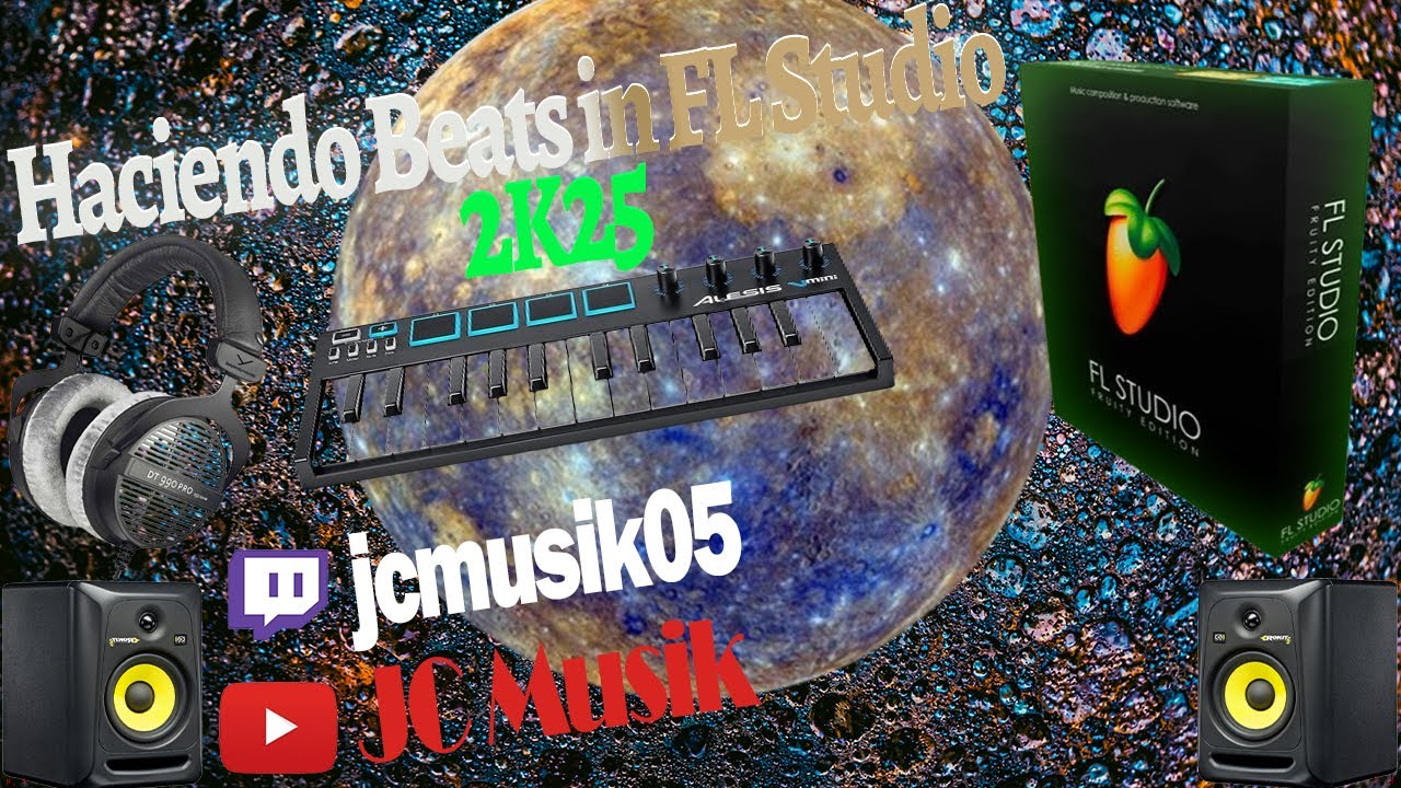 Creando Instrumentales 2K25 en FL Studio 25 en MERCURIO - YouTube