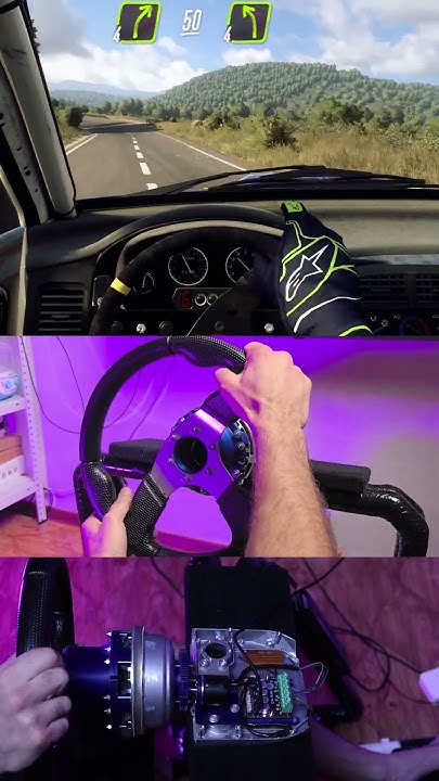Проезд на самодельном руле Директ Драйв #симрейсинг #diy #dirtrally2 ...
