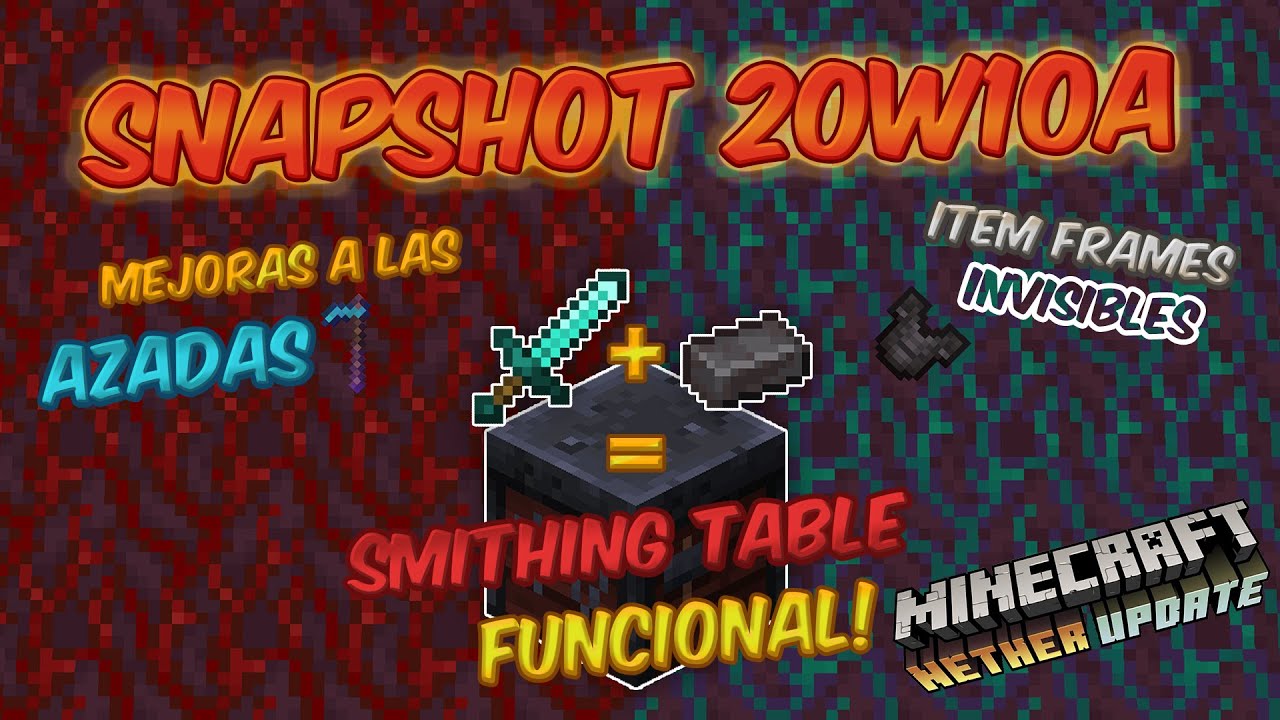 Minecraft Snapshot [20w10a] - MARCOS INVISIBLES Y NUEVOS SONIDOS ...