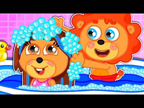 Aslan Yavrusu | Banyo Zamanı | Çocuklar için çizgi film