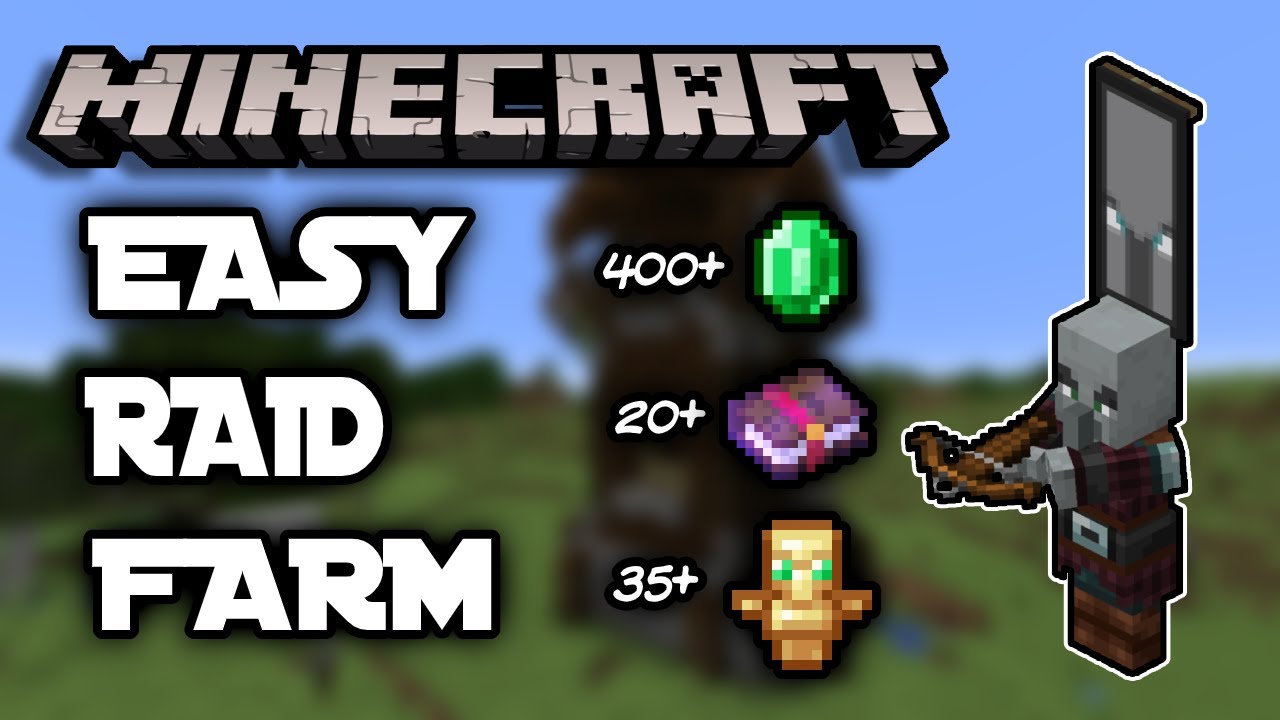 ️Minecraft: How to Make an Efficient Raid Farm - Bedrock 1.16 - YouTube