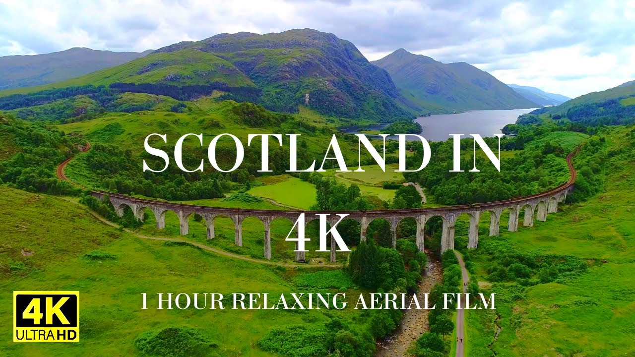 FLYING OVER SCOTLAND (4K UHD)-Relaxing Music & Beautiful Nature Videos ...