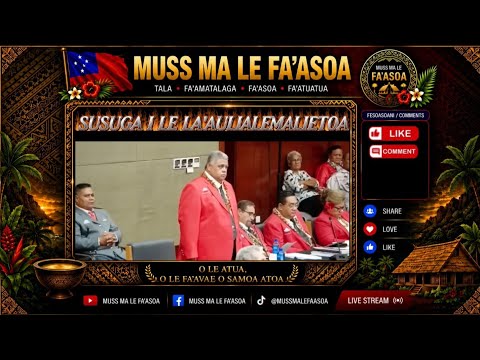 MUSS MA LE FA'ASOA  - E le'o le fitafita, malosi,  ae o le mana o Le Atua.  @musstheman78 