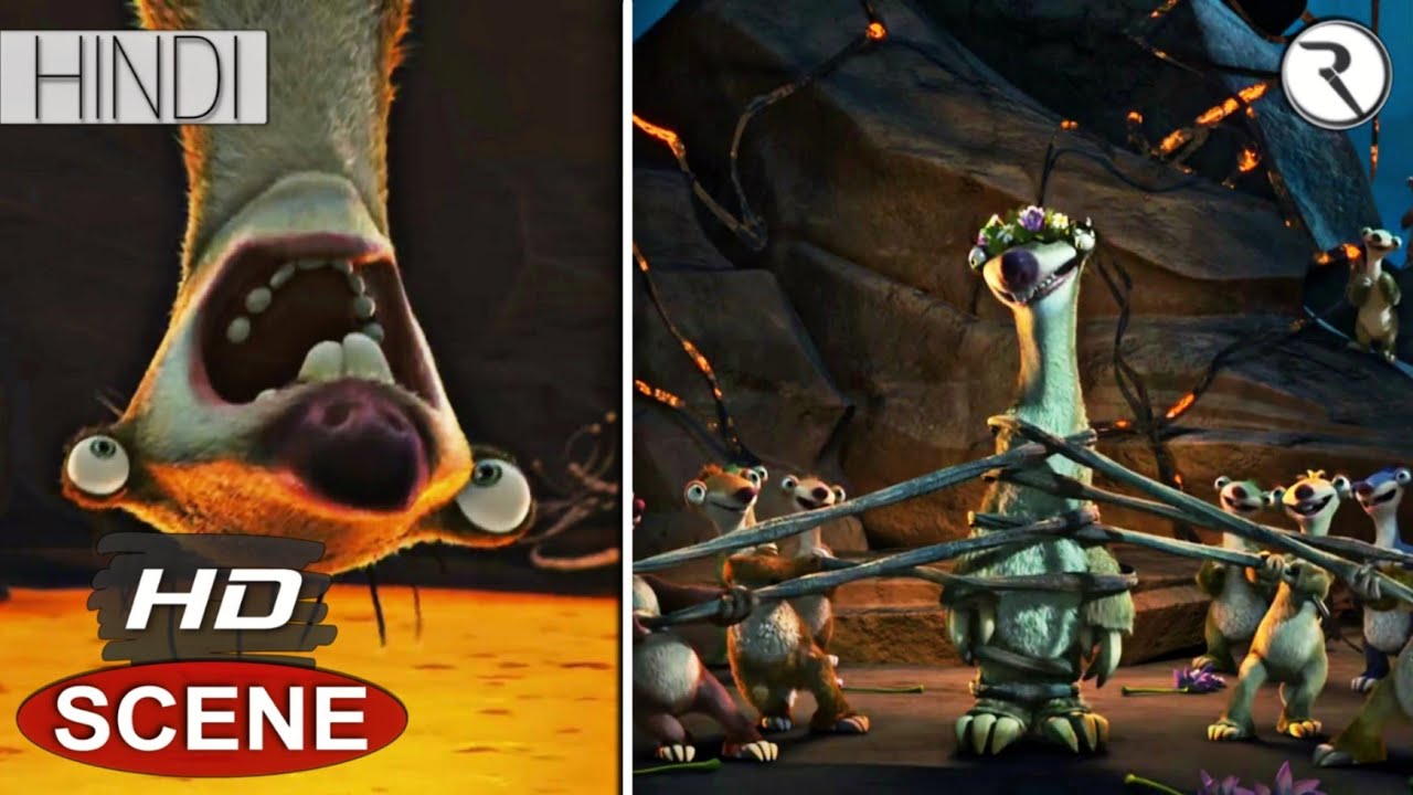 Ice Age 2:THE MELTDOWN (2006) | Scene Is Sacrifice|Movie Clip In हिन्दी ...