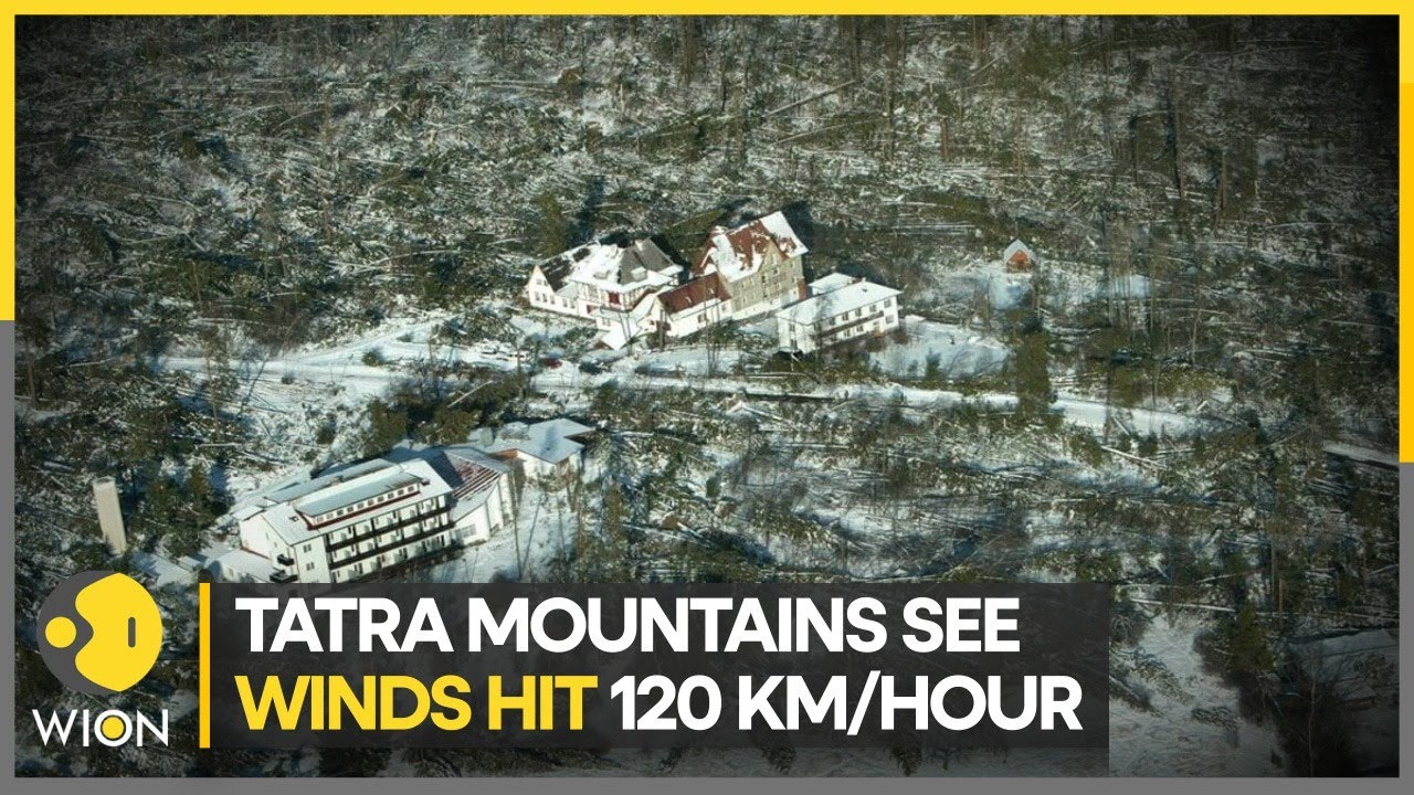 Heavy snowfall disrupts Slovakia | WION Climate Tracker | World Latest ...