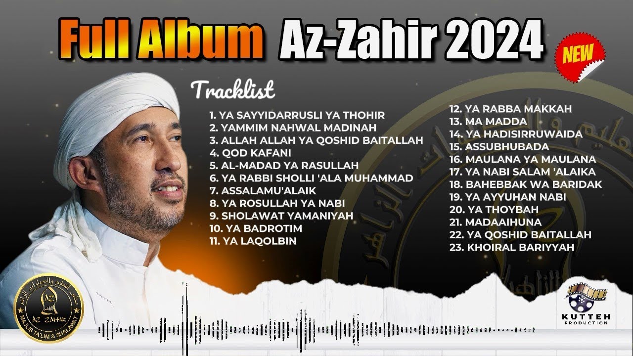 FULL ALBUM SHOLAWAT AZ ZAHIR TERBARU 2024 | YAMMIM NAHWAL MADINAH - YouTube