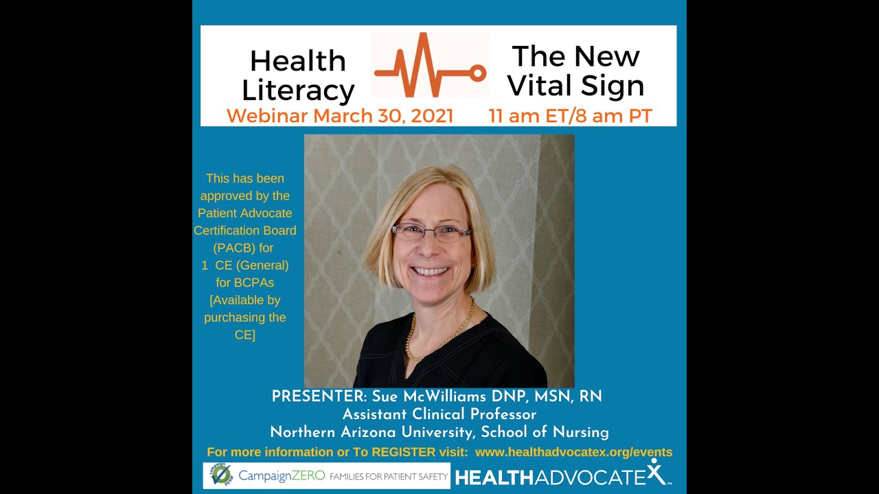 Health Literacy: The New Vital Sign - YouTube