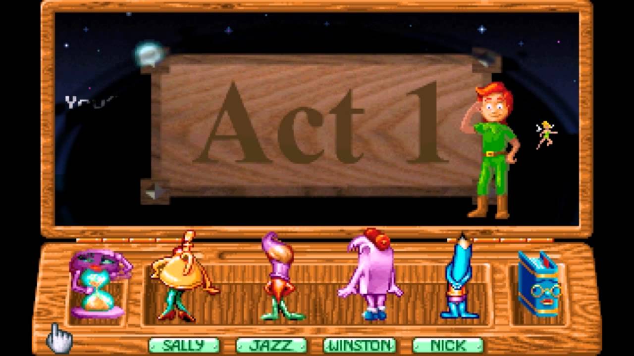 Peter Pan PC 1993 Gameplay - YouTube