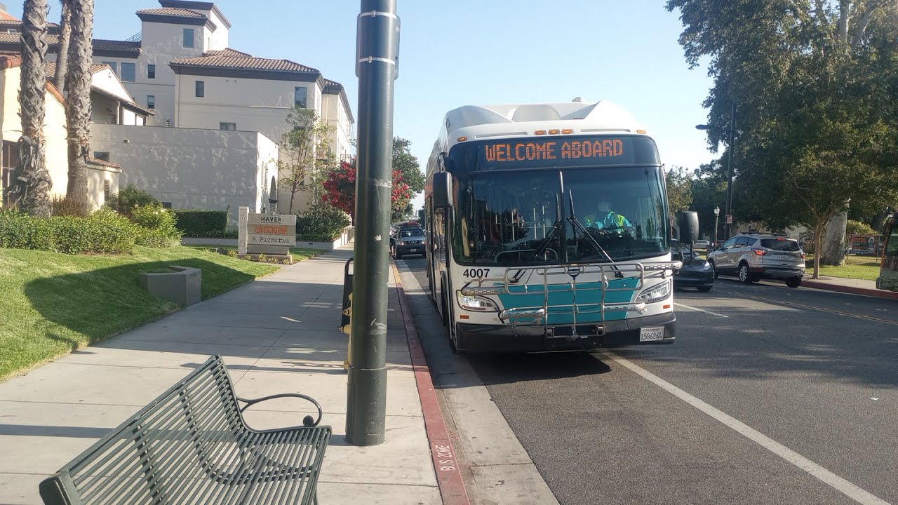 2020 Pasadena Transit New Flyer XN35 4007 - YouTube