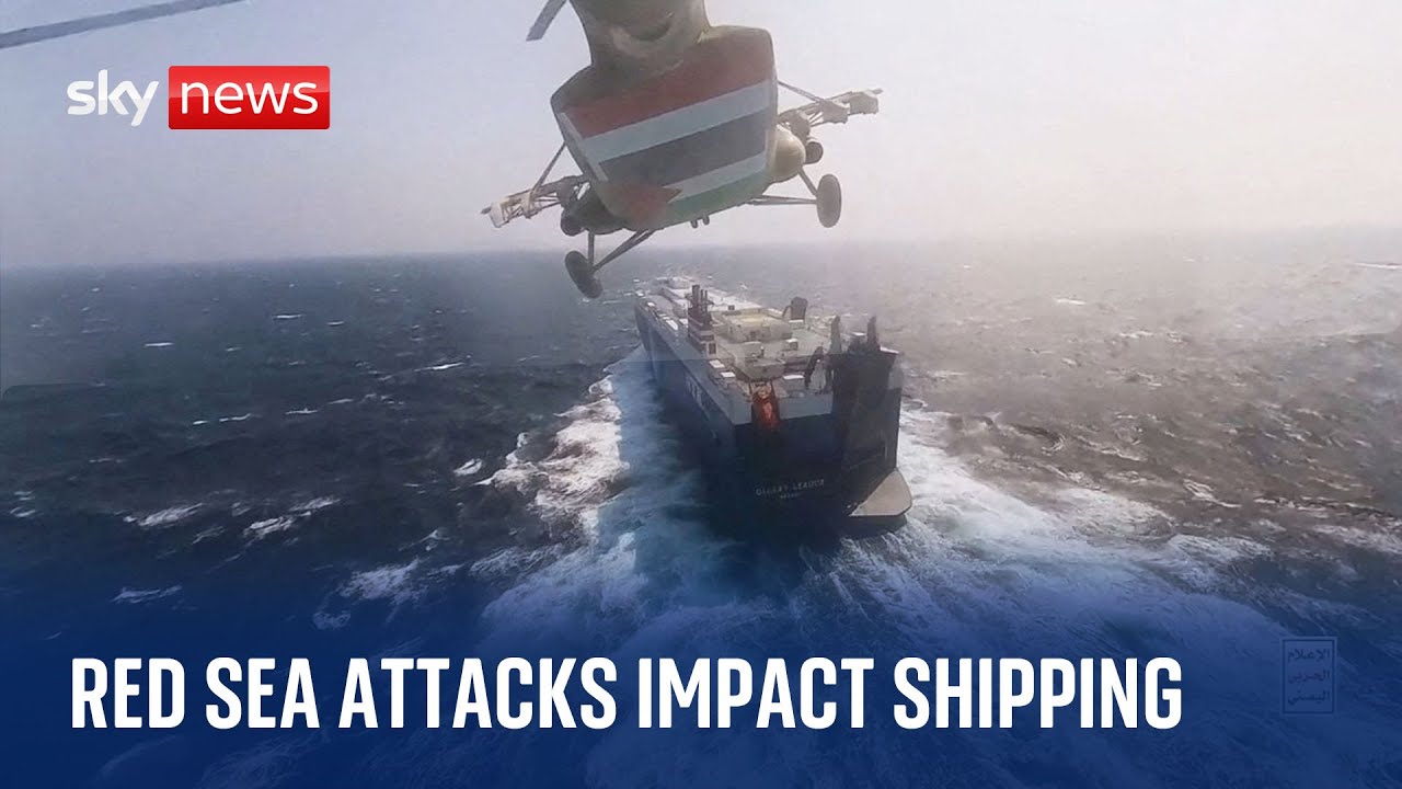 Shipping delays feared due to Red Sea attacks - YouTube
