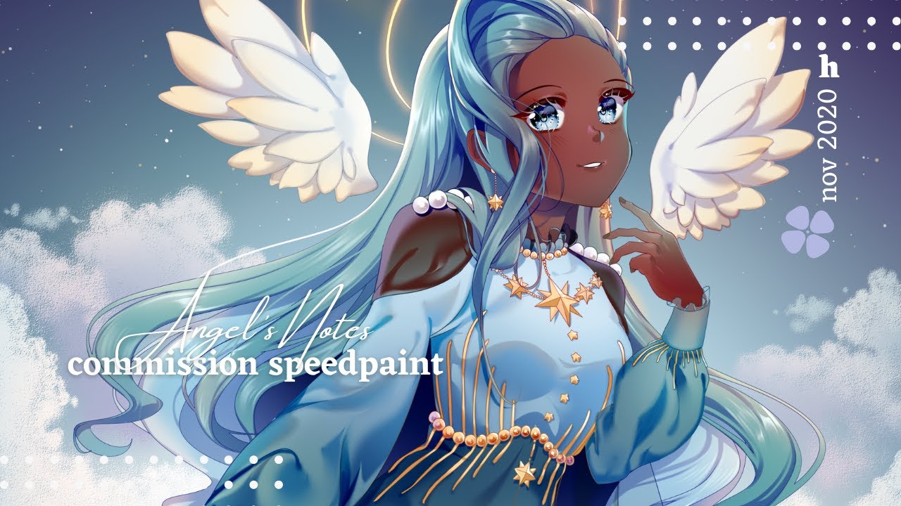 Angel's Notes 👼📝Anime Paint Tool SAI Speedpaint - YouTube