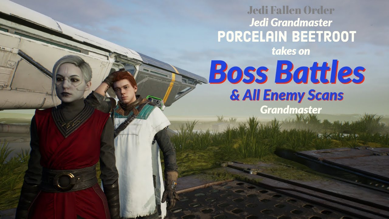 STAR WARS: Jedi Fallen Order: Boss Battles & All Enemy Scans - YouTube