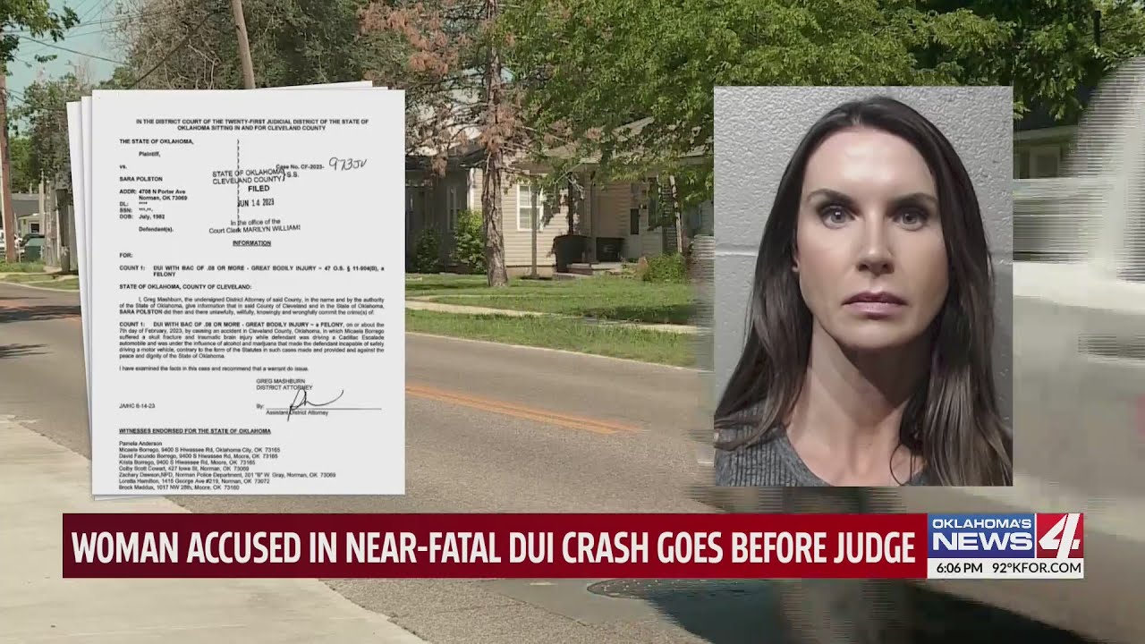 Woman accused in near-fatal DUI crash goes before judge - YouTube