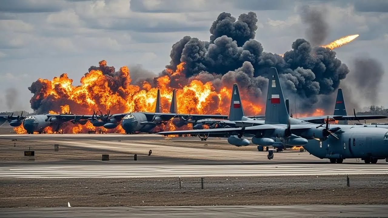 Today, October 20th! HUGE Explosion at Russian Military Airport, See ...