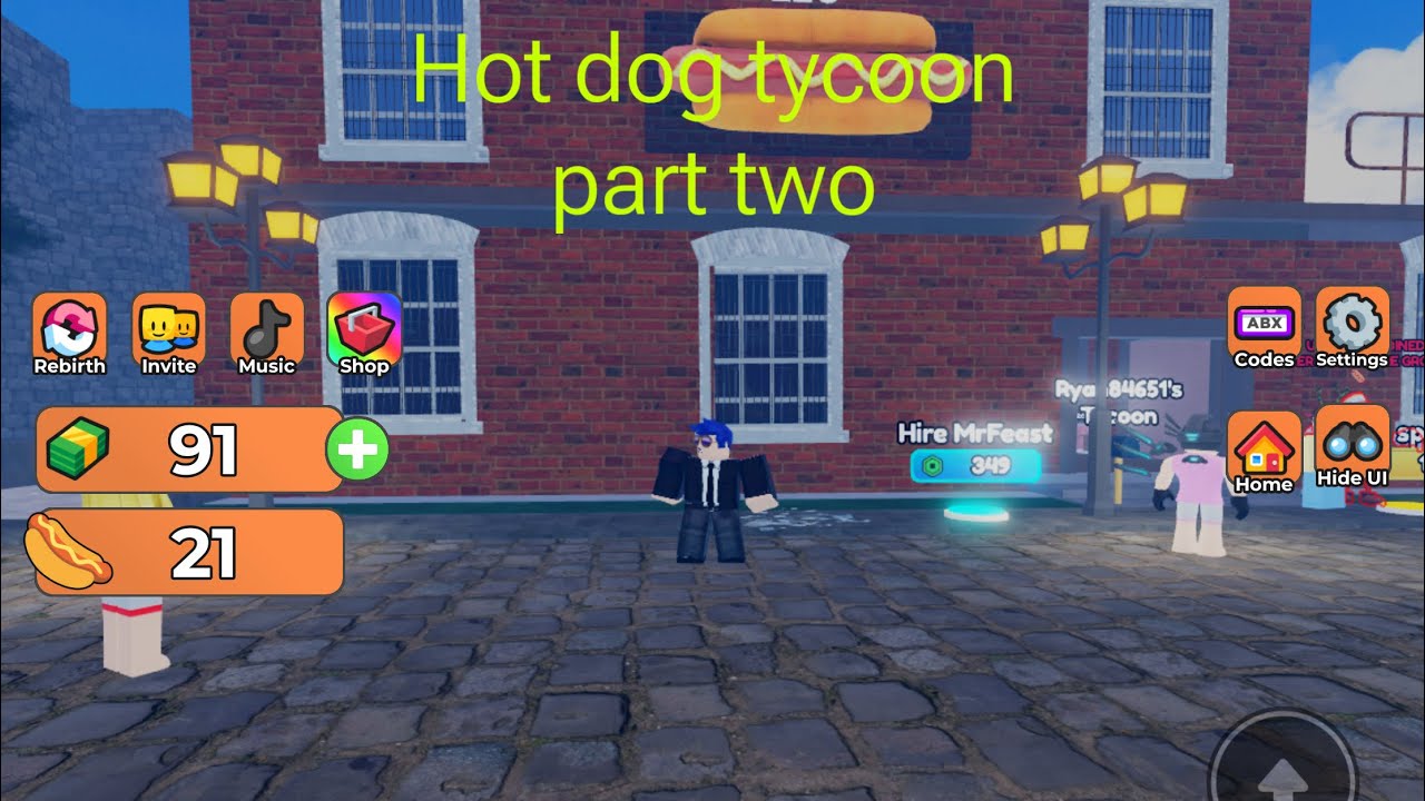 Hot dog tycoon part two - YouTube