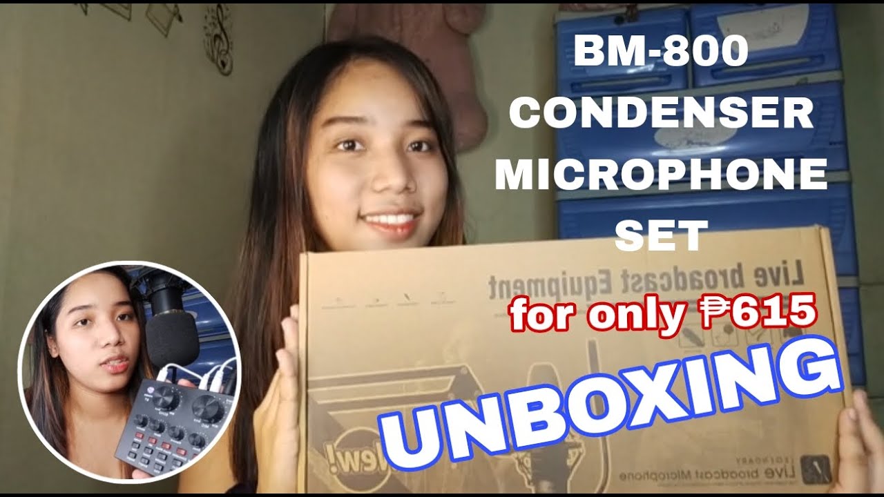 VLOG 01 UNBOXING AND SET-UP BM-800 CONDENSER MICROPHONE 'Affordable ...