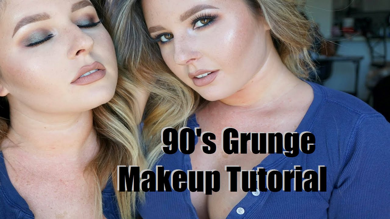 90's Grunge Makeup Tutorial | MAC Club Eyeshadow - YouTube