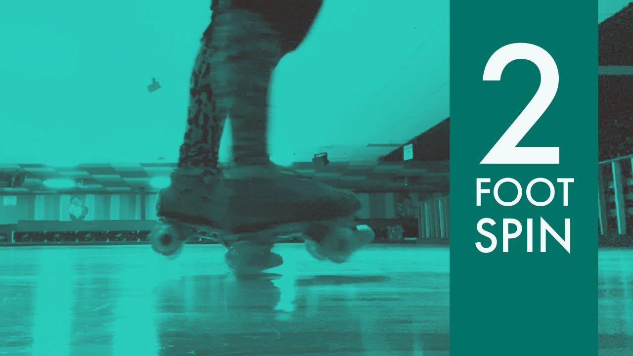 How the master the 2 foot / Heal Toe Spin on roller skates. - YouTube