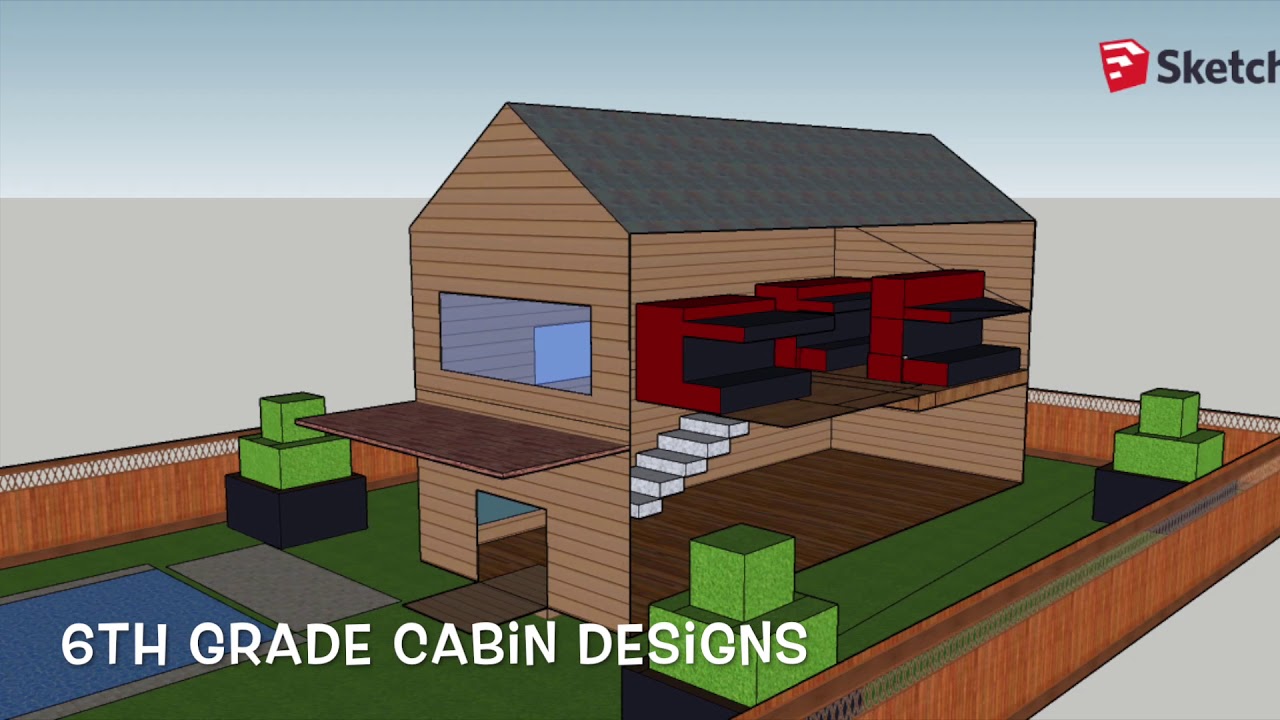 Fall 2018 - 6th Grade Cabin Designs - YouTube