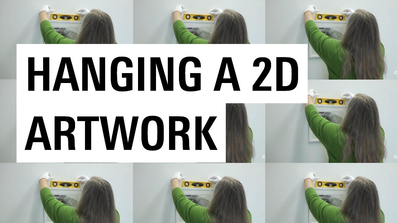 How to Hang a 2D Artwork | Otis College of Art and Design - YouTube