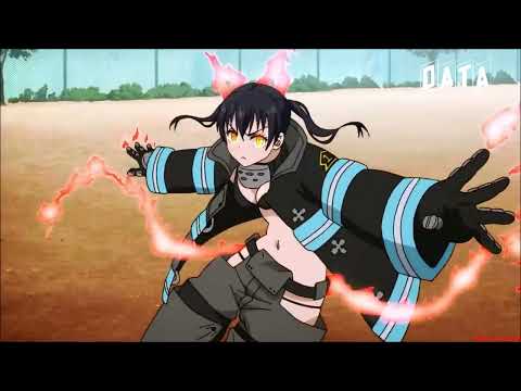 Fire Force season1「AMV The Fire   Clear Blue Fire (LYRISC)