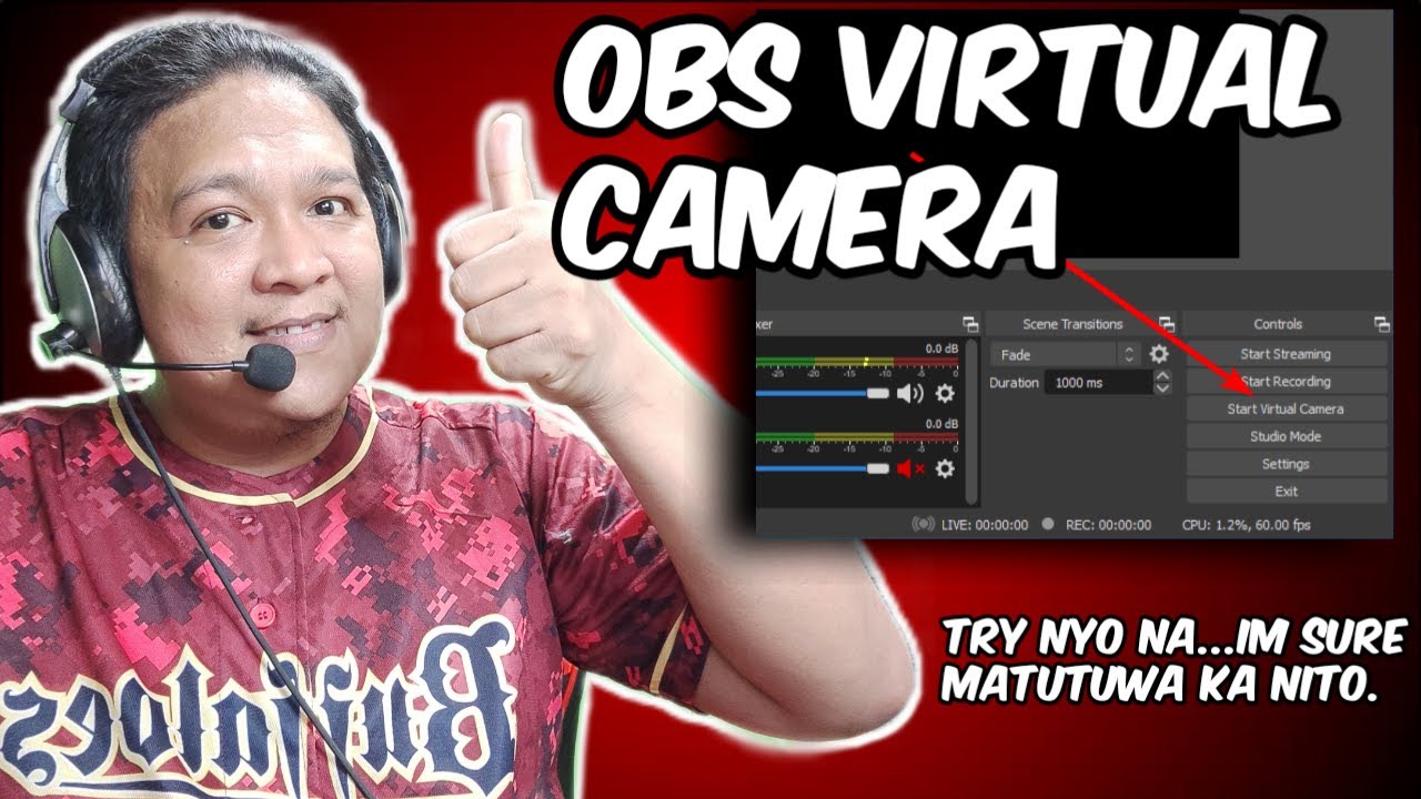 HOW TO SET UP VIRTUAL CAMERA ON OBS STUDIO - YouTube