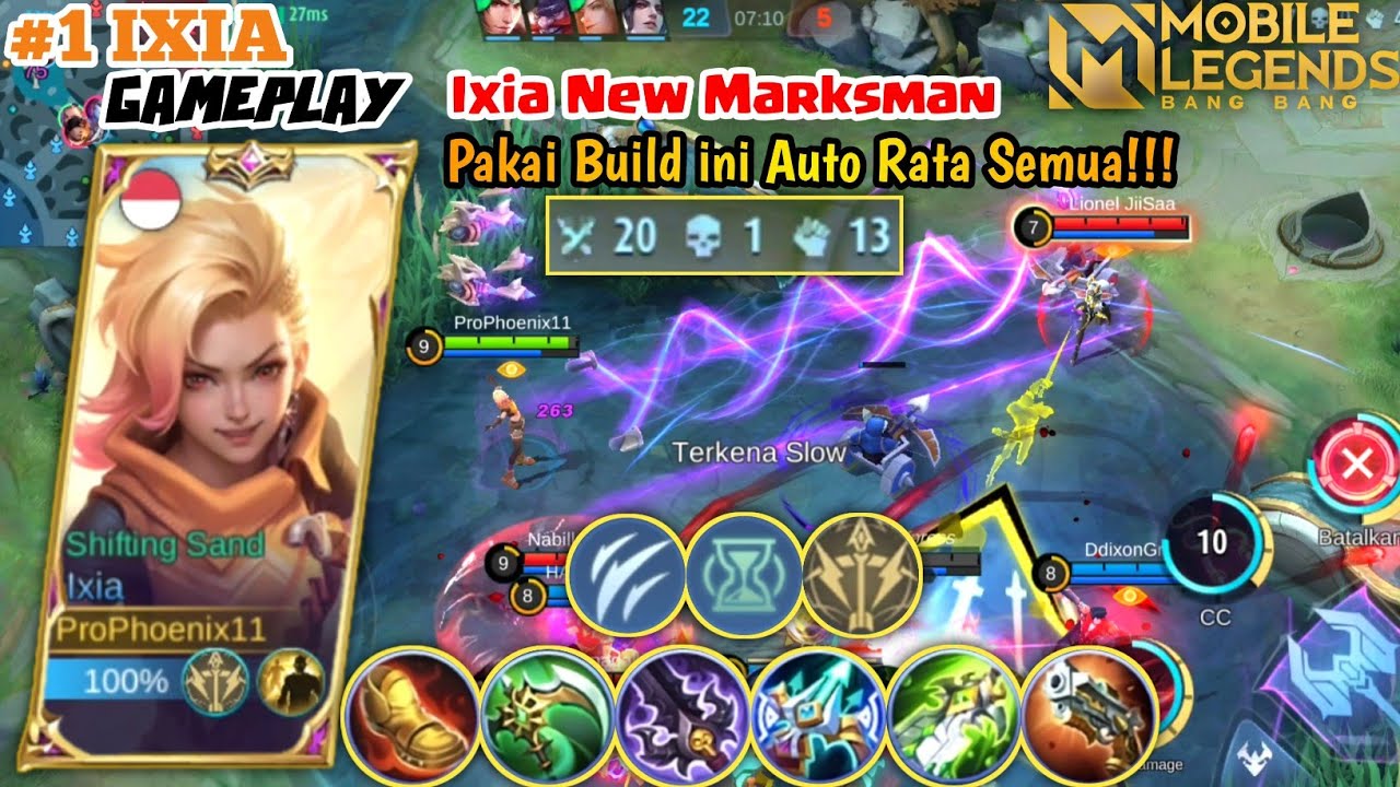 IXIA NEW MARKSMAN | BEST BUILD IXIA SAAT INI AUTO PANEN KILL | IXIA ...