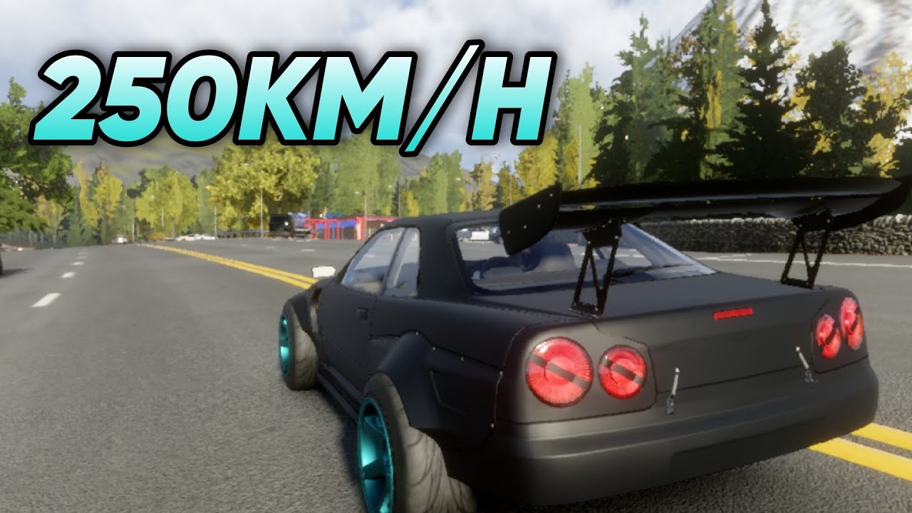 Carx street | skyline GT-R R34 34R(245Km/H) speed tuning and gearbox ...