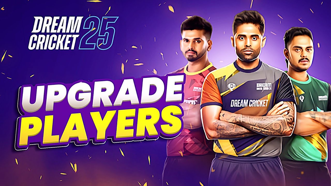 Dream Cricket 25 How To Upgrade Players | Full Tutorial - YouTube