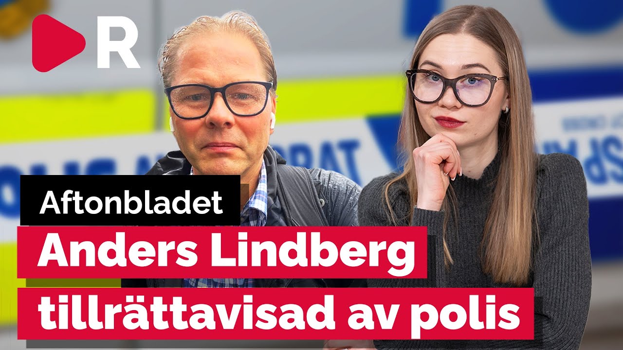 Aftonbladets Anders Lindberg tillrättavisad av polis - YouTube