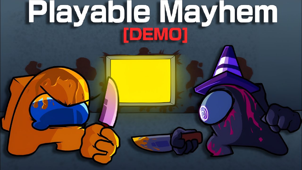 FNF PLAYABLE MAYHEM DEMO #impostor #amongus - YouTube
