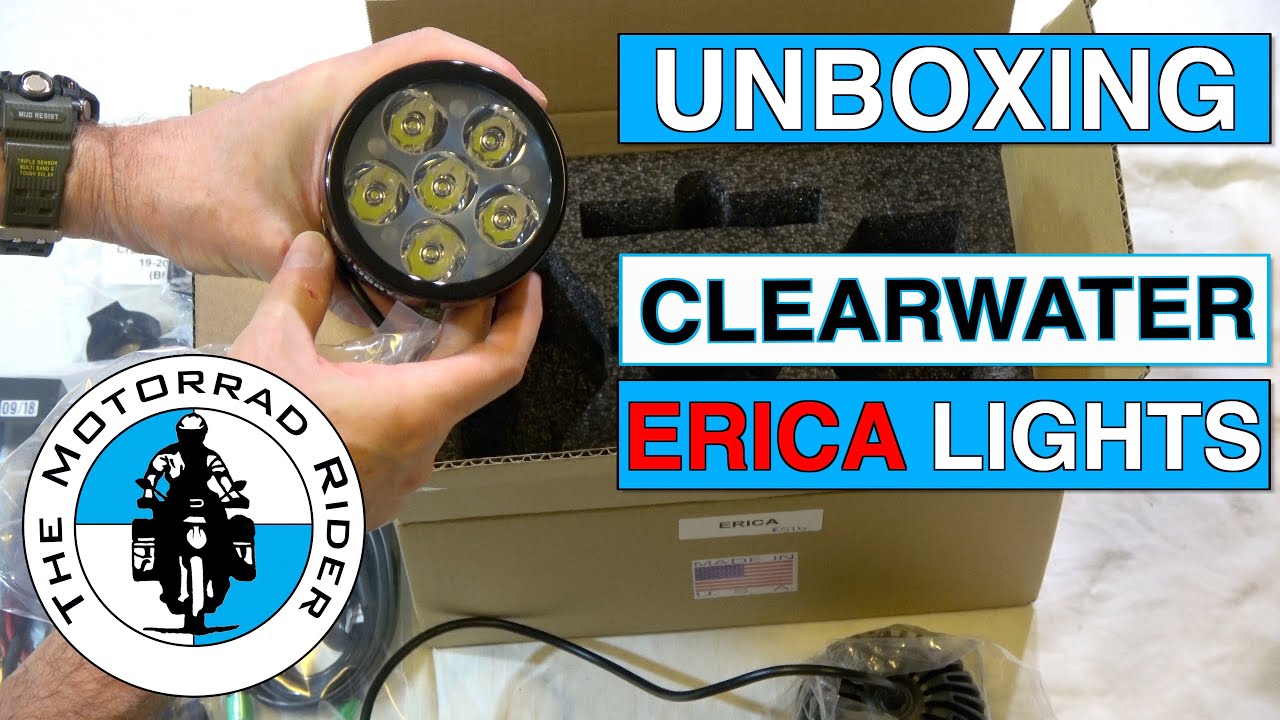 Unboxing Clearwater Erica Light Kit for BMW R1200GS Adventure - YouTube