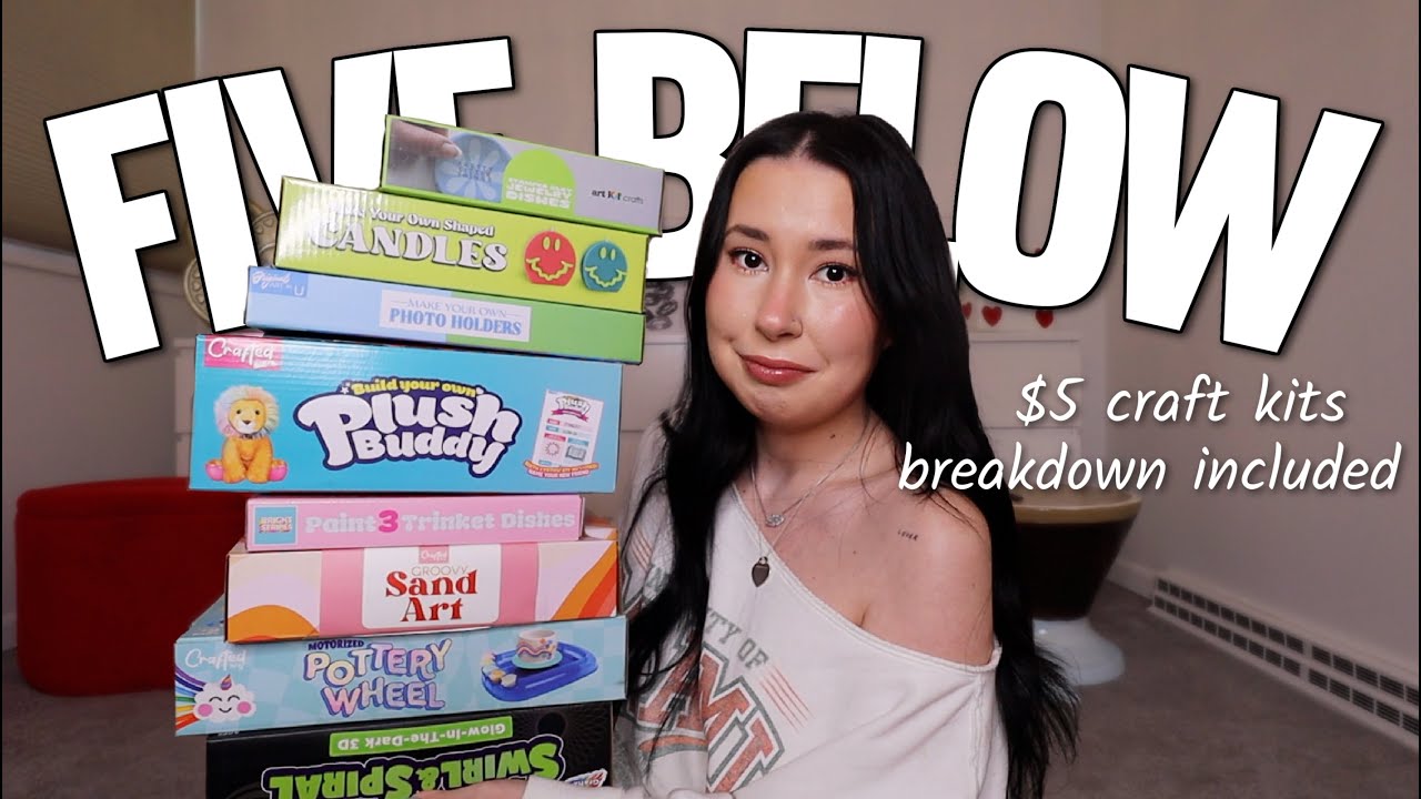 Testing $5 DIY Craft Kits (breakdown included) - YouTube
